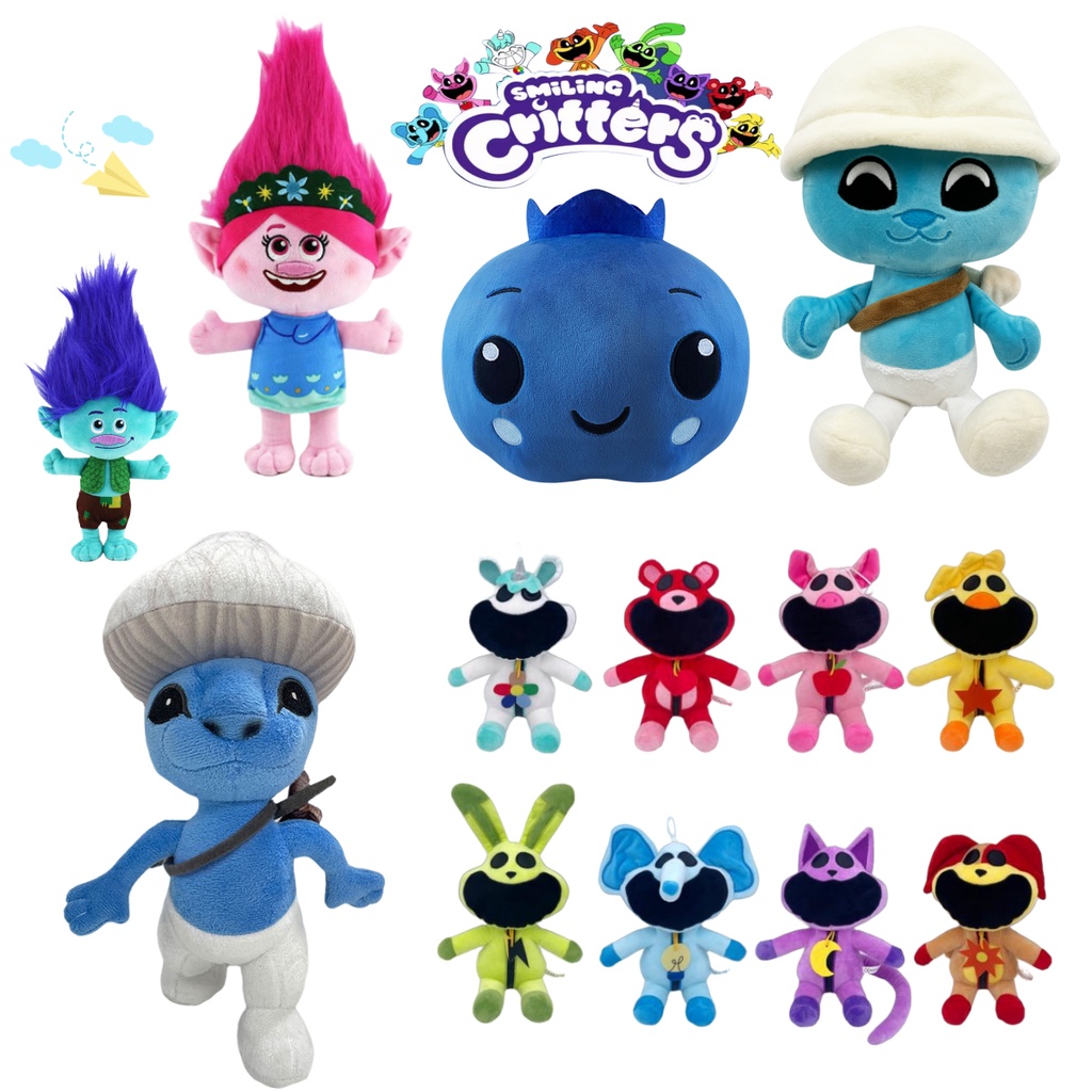 In Stock Smiling Critters Plush Toys Trolls Plushie TROLLS BAND ...