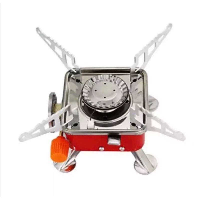 Portable Card Type Stove Mini Outdoor Folding Camping Stove | Shopee ...