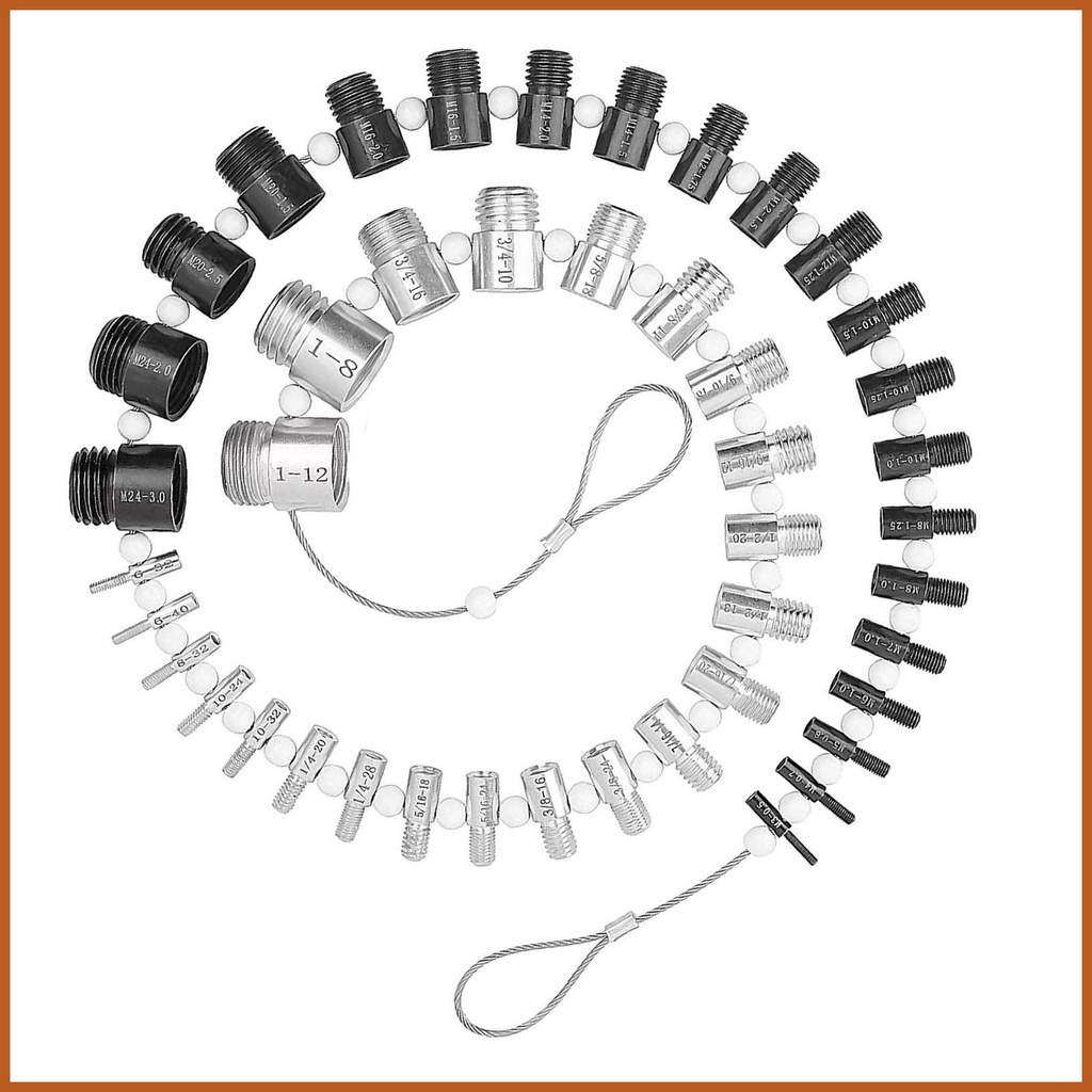 Thread Checker Set Nut and Bolt Gauge Thread Checker Thread Identifier ...