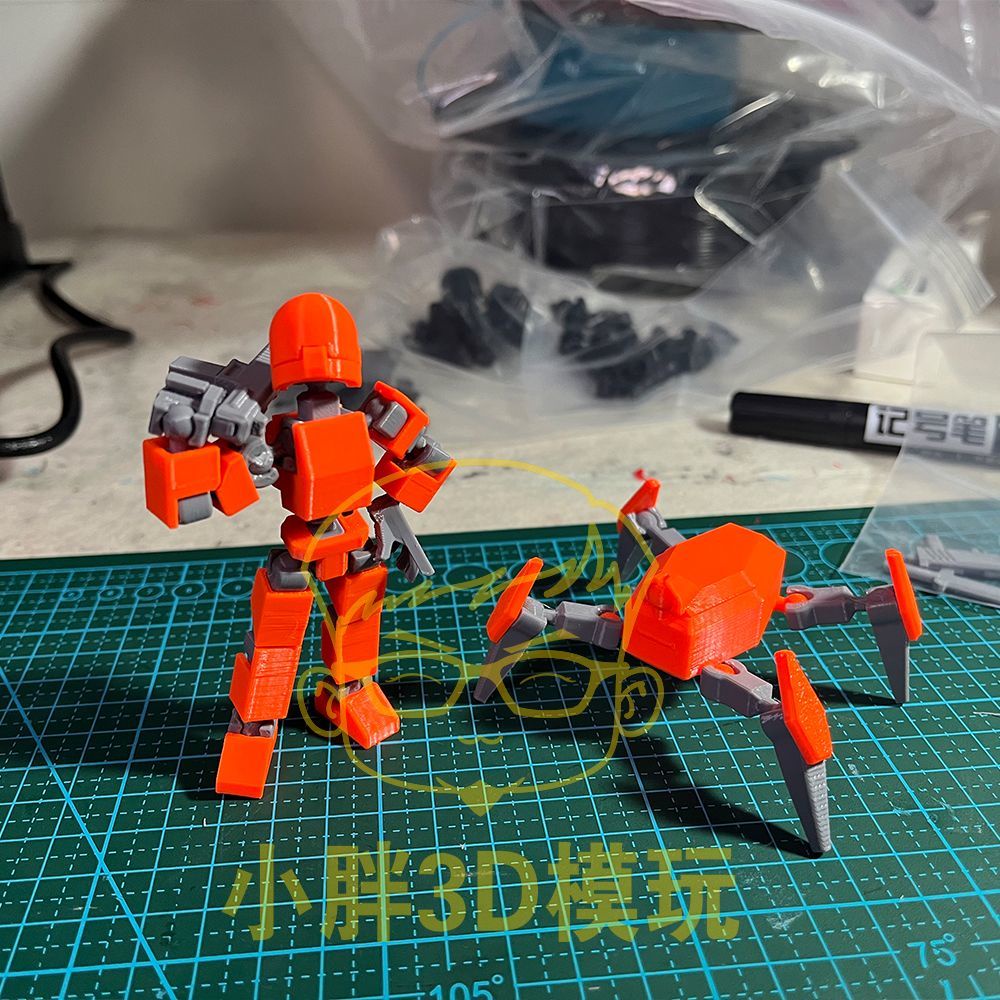 [Exclusive Design] Multi-Joint Action Figure 3D Printing Model Toy ...