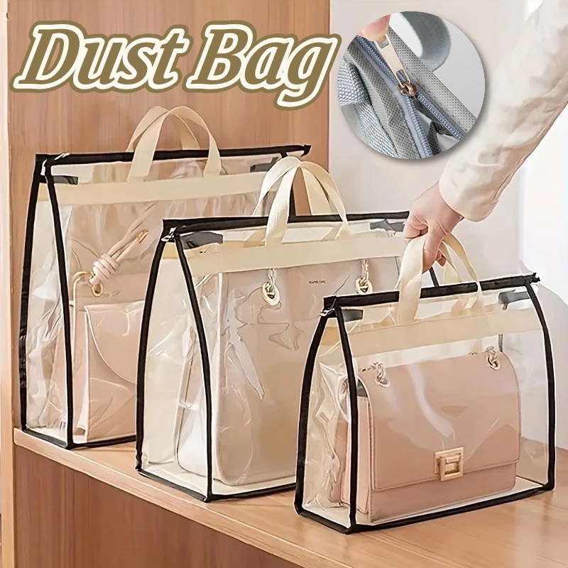 Transparent Bag Multipurpose Storage Dust Bag Organizer Waterproof PU ...