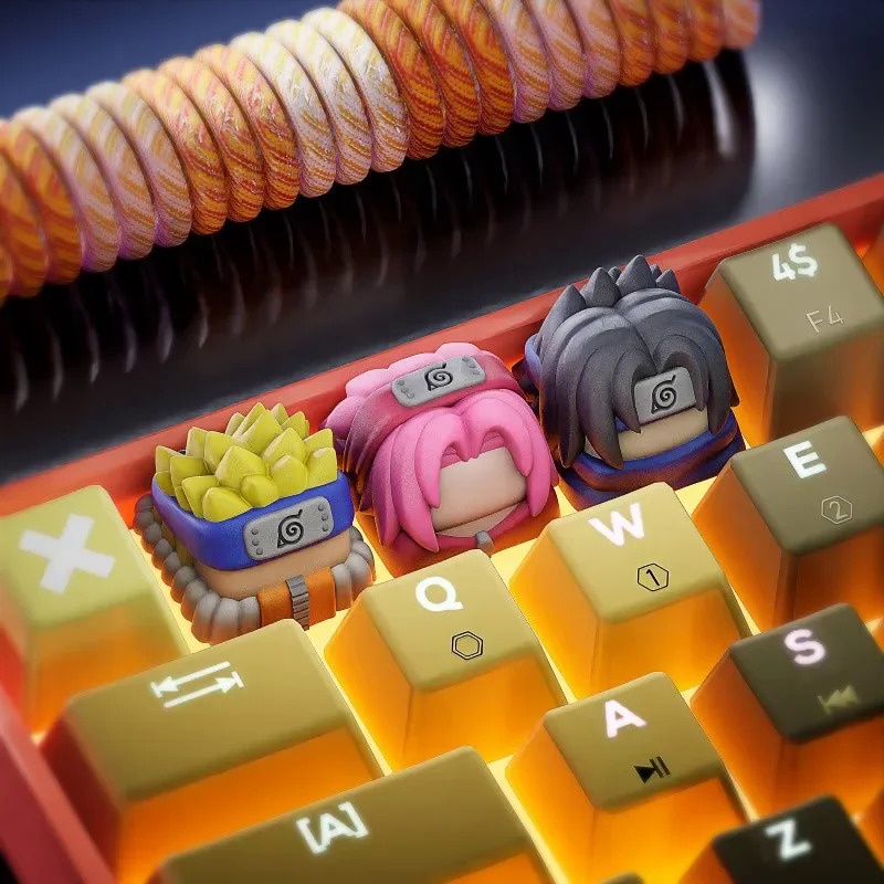 Kawaii Uzumaki Naruto Uchiha Sasuke Haruno Sakura Anime Diy 3D ...