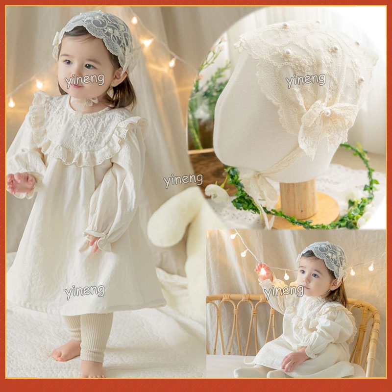 Princess White Christening Hat for Baby Girl Newborn Cap for Infant ...