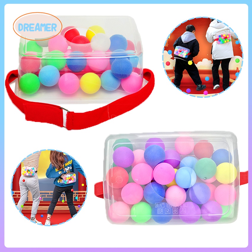 Waist Shakes Out Balls Game Props with 30pcs ping pong Funny Sports ...