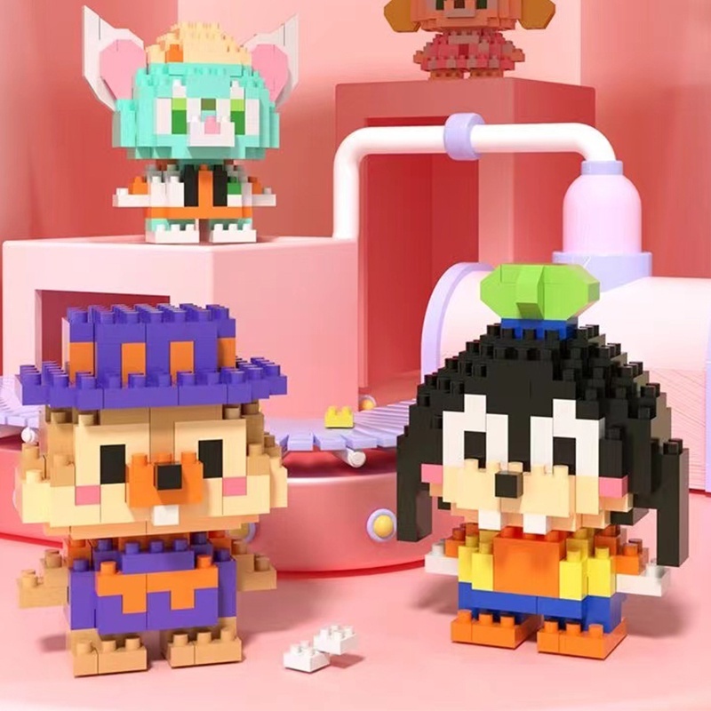 Mini building blocks Sanrio assembled small particle toy children's ...