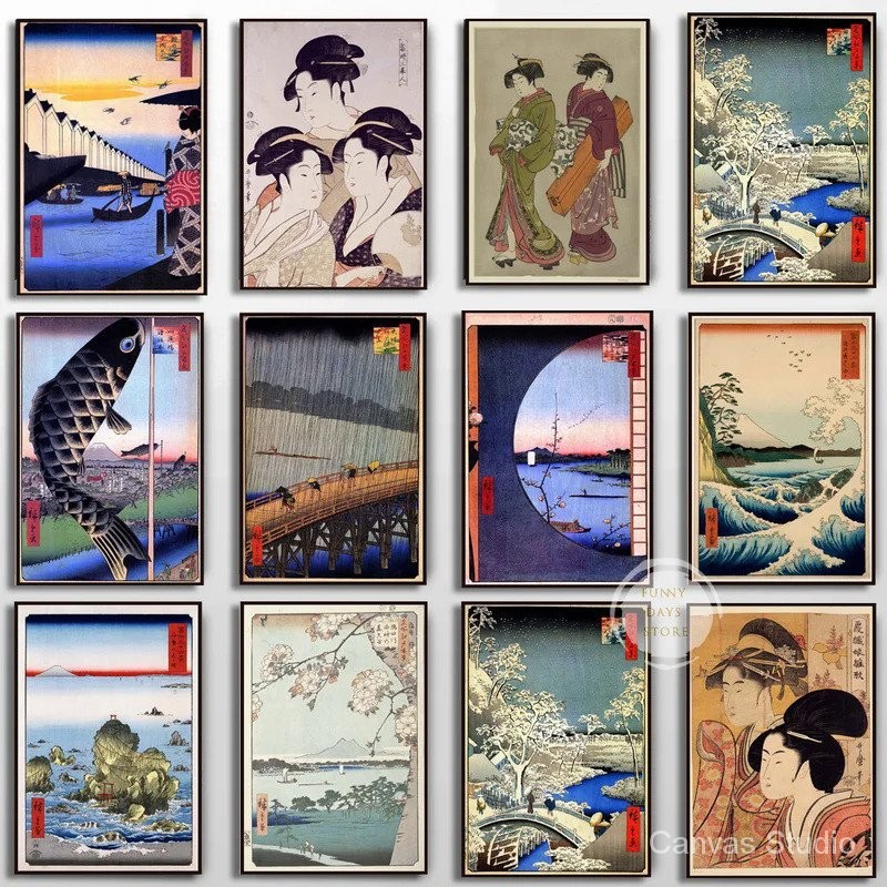 Hiroshi Yoshida Utagawa Kuniyoshi Ando Hiroshige Samurai Heroes of The ...
