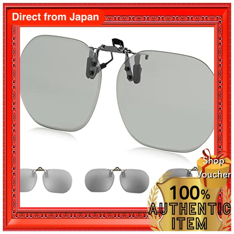 KANGYONG Clip-On Photochromic Sunglasses with Polarized Lenses for ...