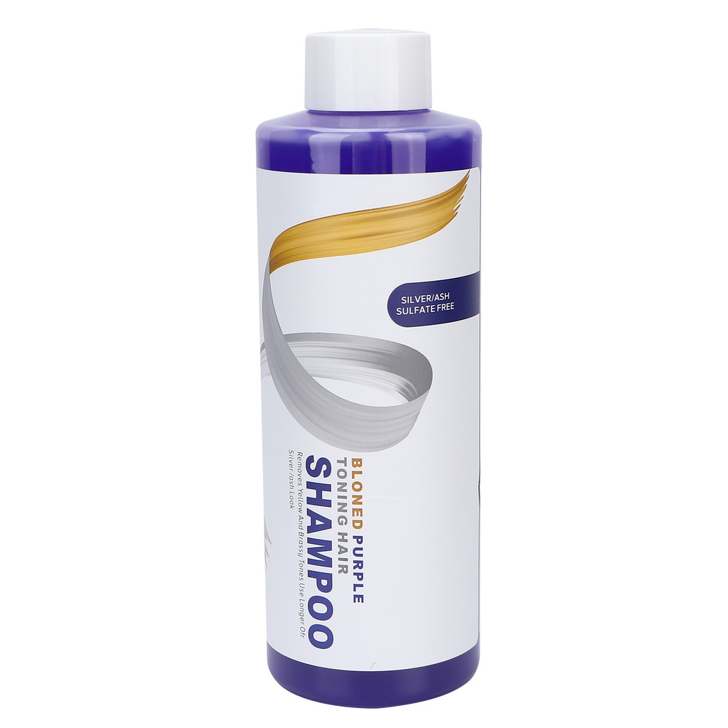 500ml Purple Shampoo Eliminates Remove Yellow Hair Color Bleached ...