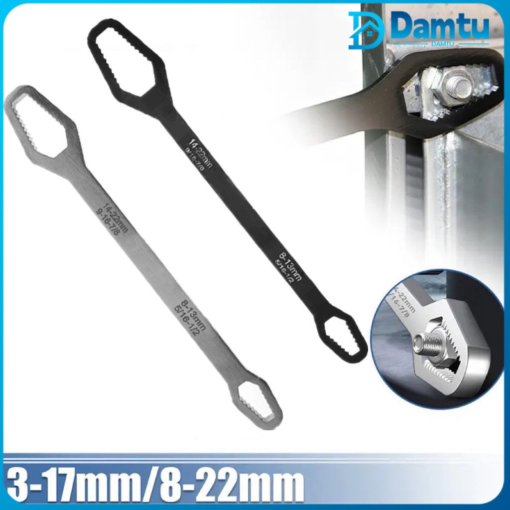 Damtu Universal Torx Wrench Adjustable Ratchet Spanner Double Head ...