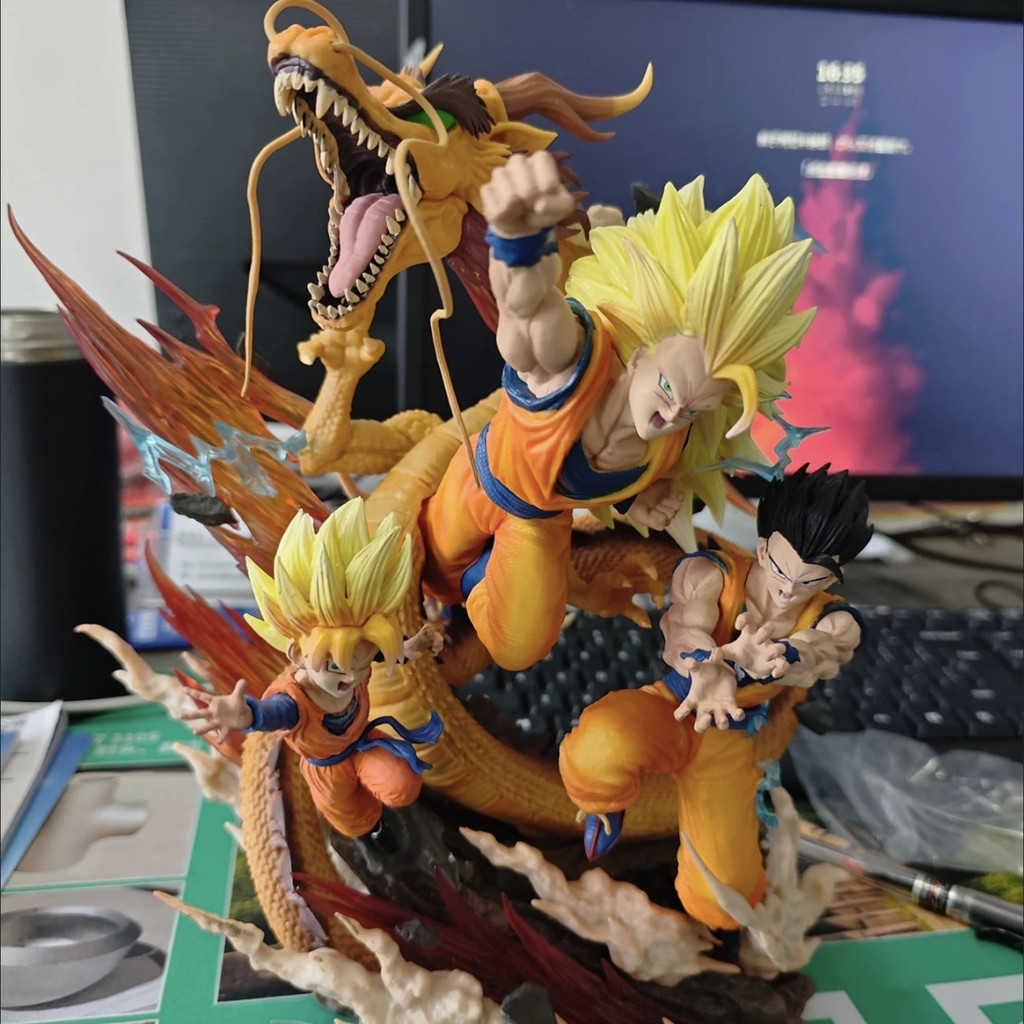 Dragon Ball Super Saiyan Dragon Fist Super Three Goku Goten Gohan ...