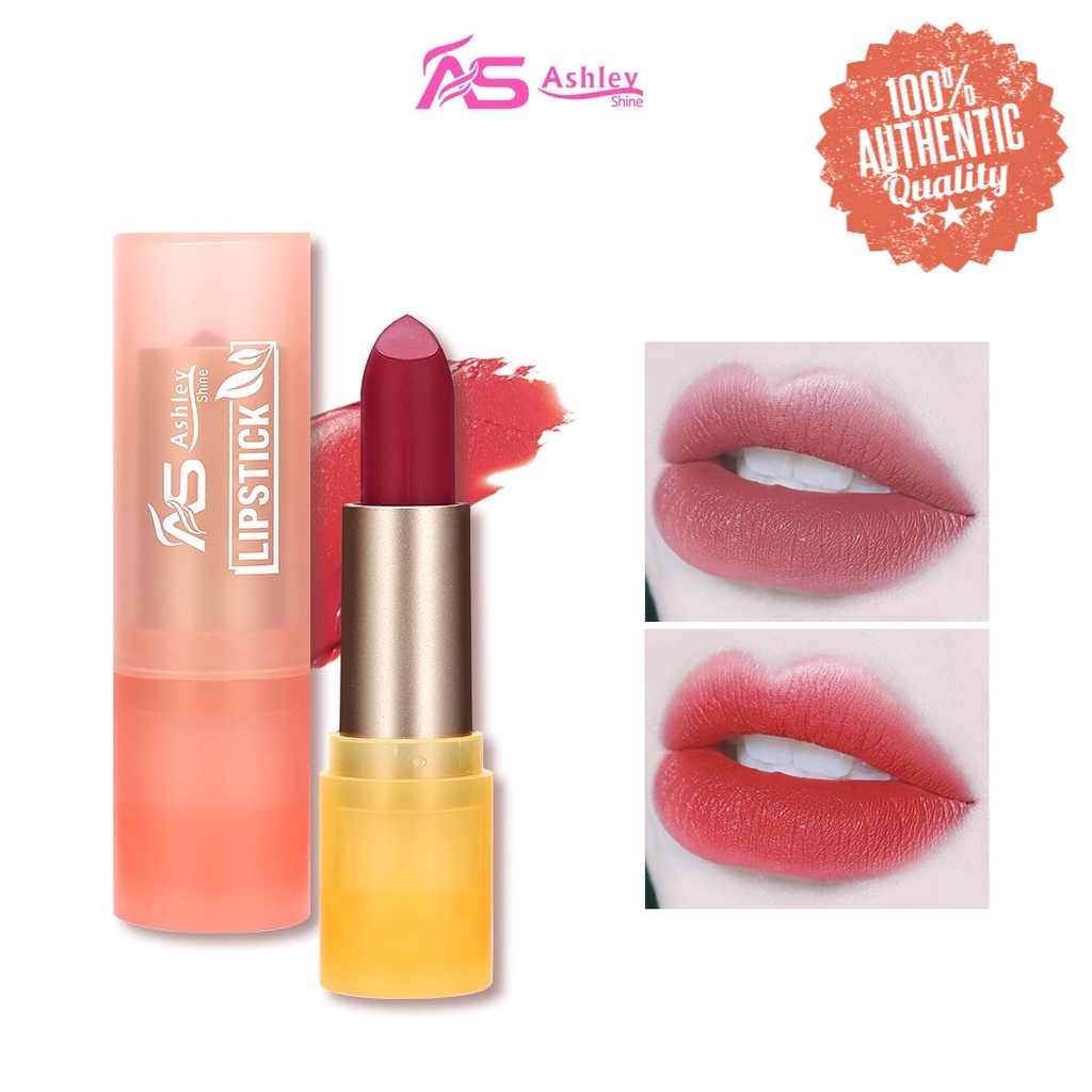Ashley Shine Lipstick Soft Matte Moisturising Long Lasting Liptint ...