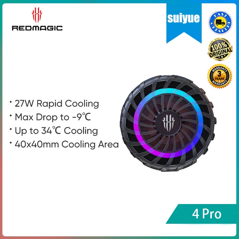 Nubia RedMagic Cooler 4 Pro Ice FunCooler 27w Redmagic Ice 4.0 | Shopee Philippines