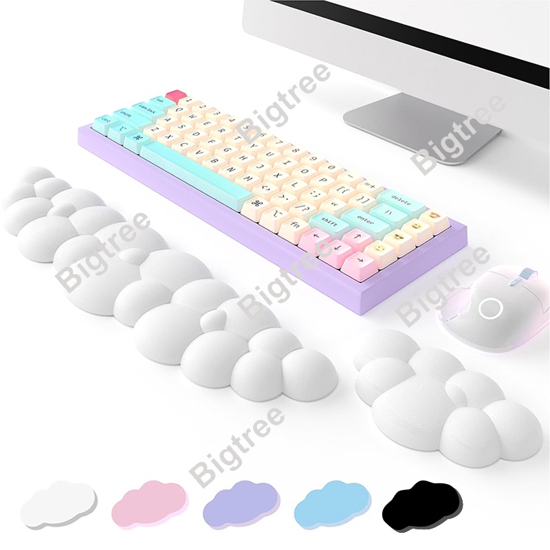 Soft Cloud Mouse Pad Wrist Support Keyboard Wrist Pad Typing Wrist ...