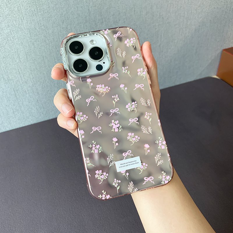 Luxury Rose Gold Electroplated wrinkle Shinny Soft Bumper Hard Case ...