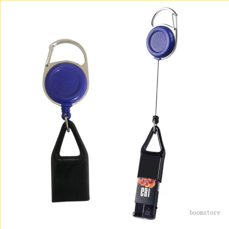 Boom Retractable Lighter Keychain Portable Lighter Holder Single Clip ...