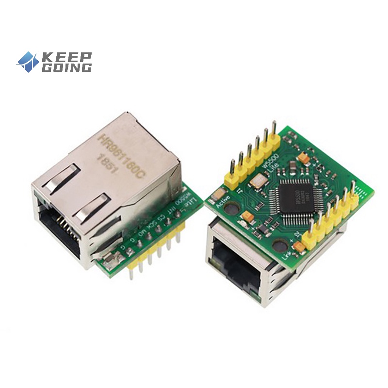 Keep Going＞ Smart Electronics W5500 Chip New SPI to LAN/ Ethernet Converter TCP/IP Mod new ...