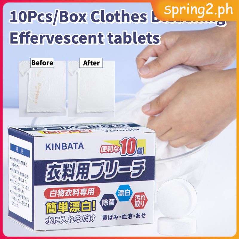 [Ready Stock] Clothes Whitening Effervescent Tablets Non Toxic Residue ...