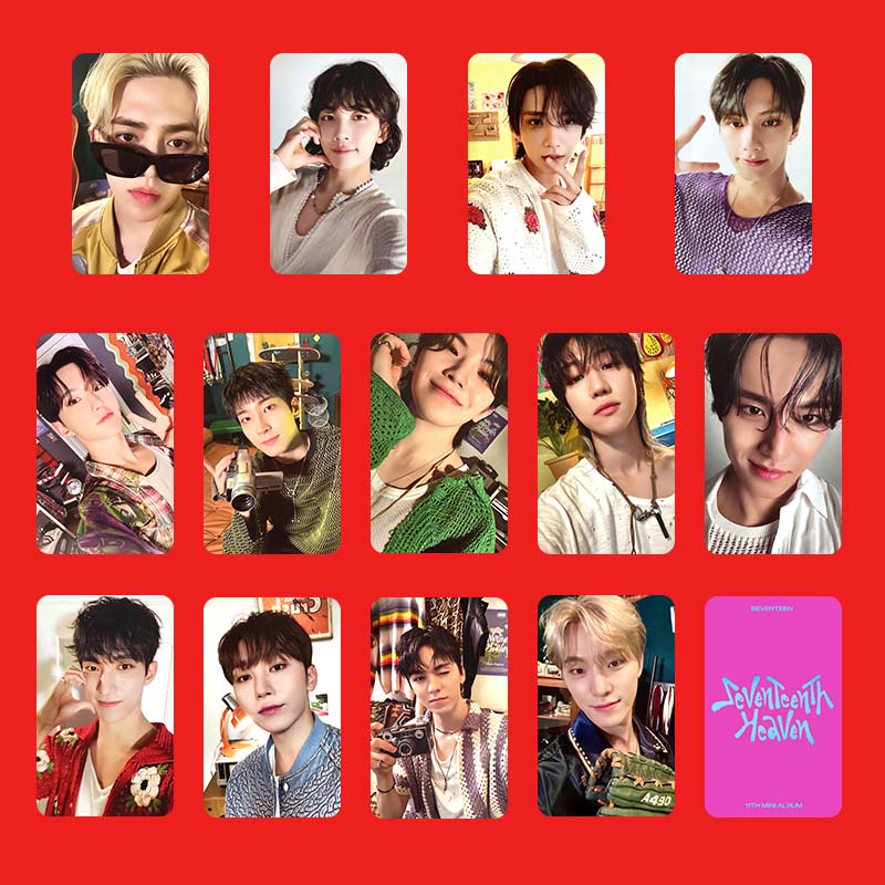 5-13pcs/set SEVENTEEN COMEBACK 11th Mini Album HEAVEN Photocards Kit ...