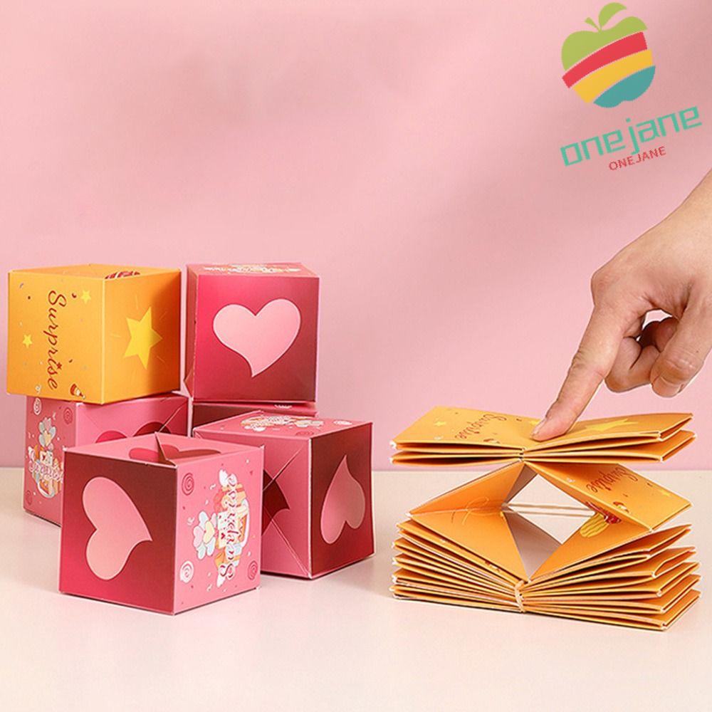 ONE-JANE Surprise Gift Box, Anniversary Party Decorations Pop-Up Gift ...
