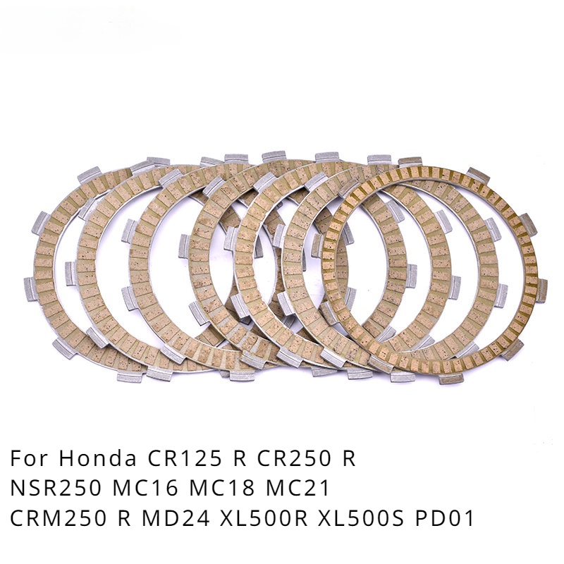 Clutch Friction Disc Plate For Honda CR125 CR125R CR 125 CR250 CR250R NSR250 MC16 MC18 MC21 ...