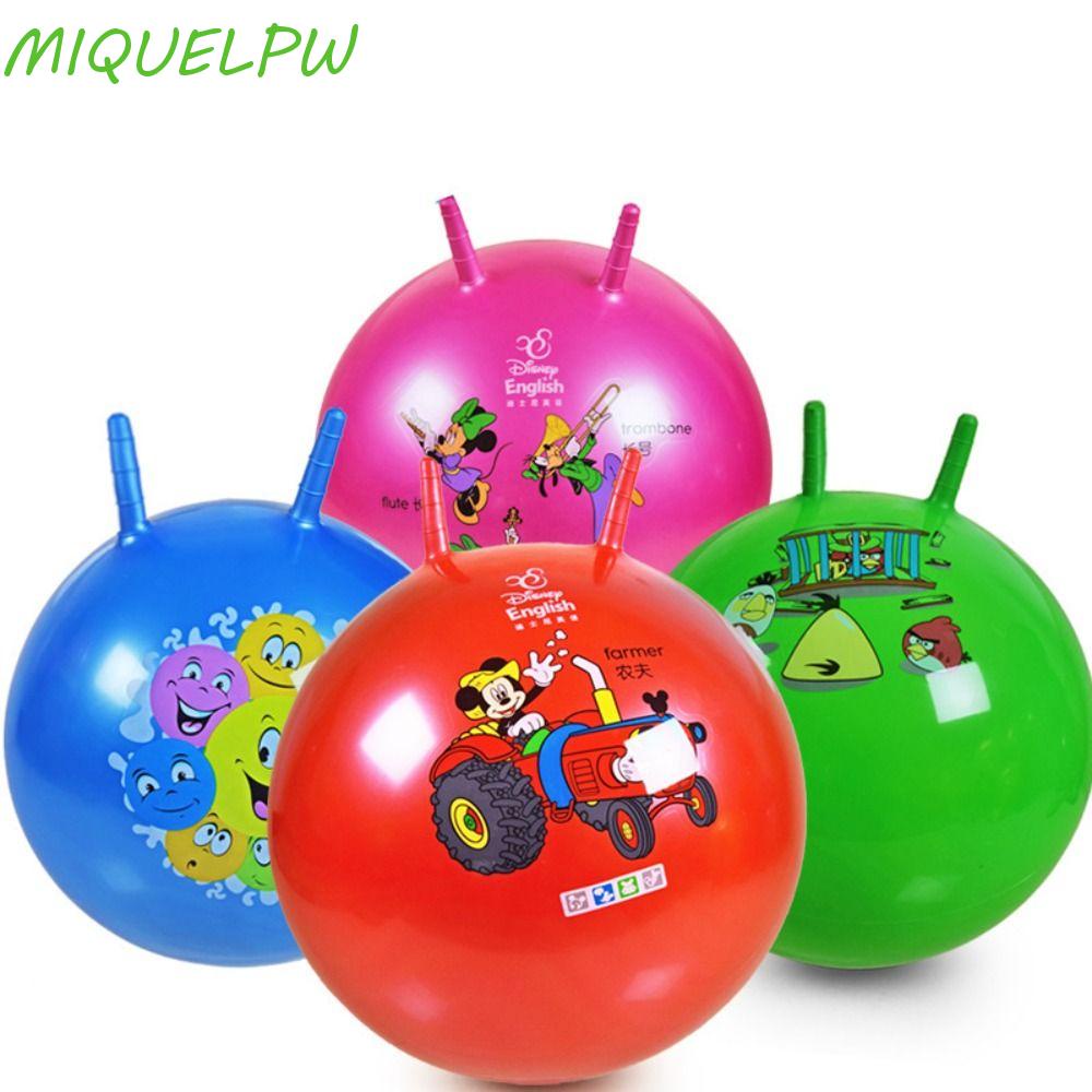 MIQUELPW Hopper Ball, Bouncing Handle Kids Bouncing Jumping Balls, Ride ...