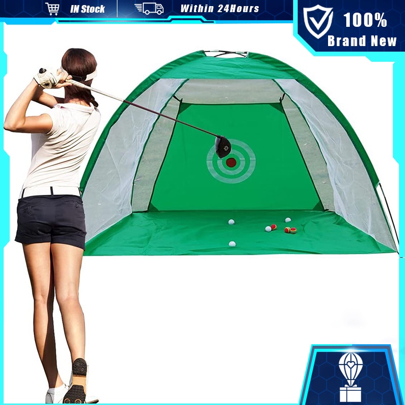 Indoor Golf Practice Oxford cloth Net 2M 3M Swing Hitting Cage Mesh ...