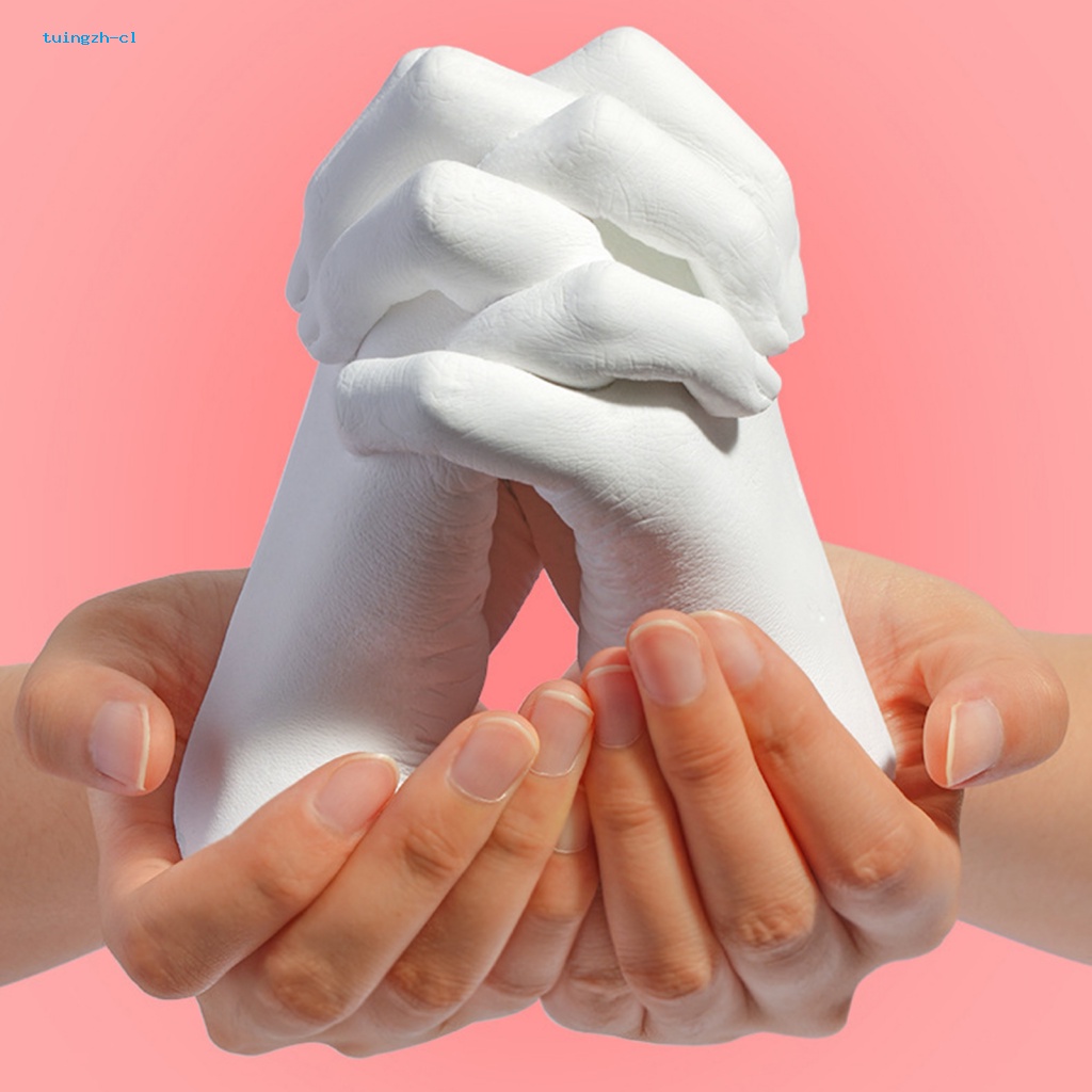tuingzh Handmade Hand Model Kit Couples Hand Casting Kit Diy Hand Mold ...