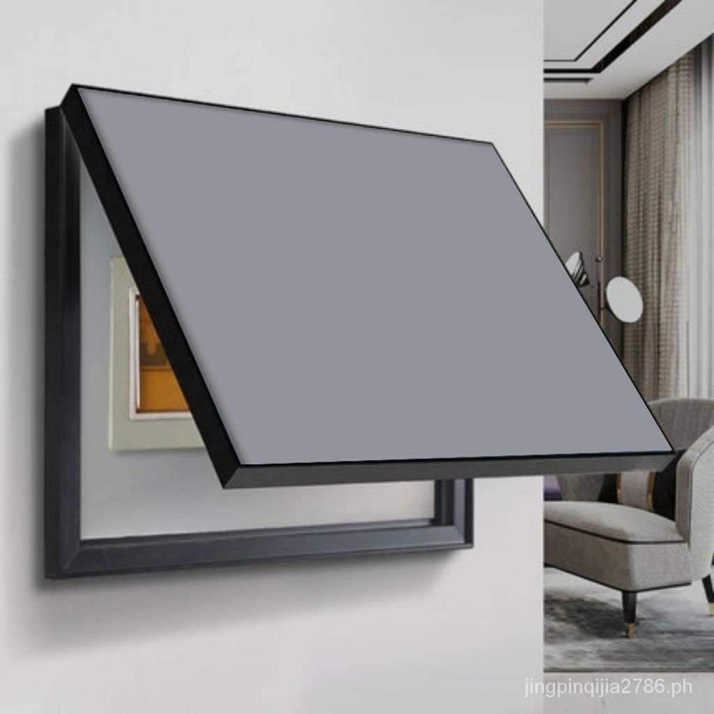 Solid Color Meter Box Decorative Painting Simple Modern Blocking ...