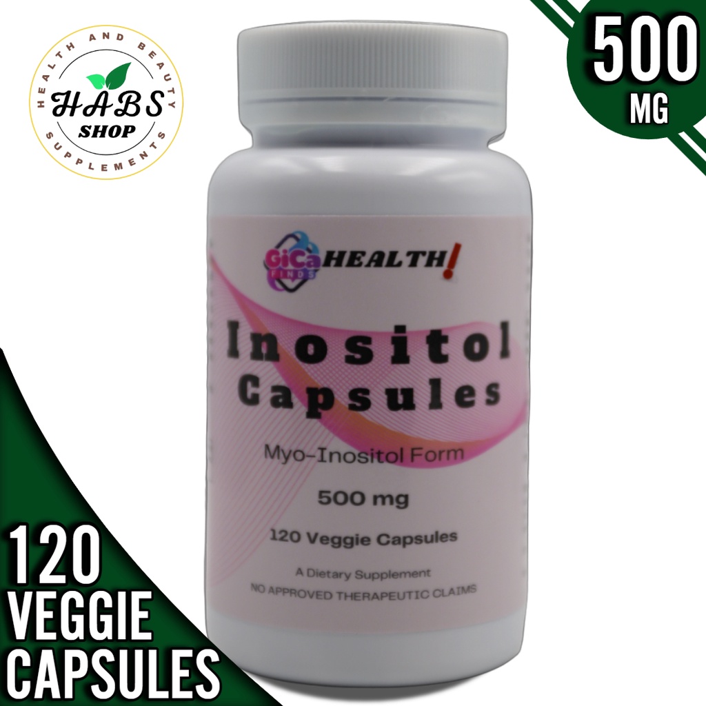 Gica Finds, Inositol, 500 mg, 120 Capsules, 250 & 500 grams powder ...