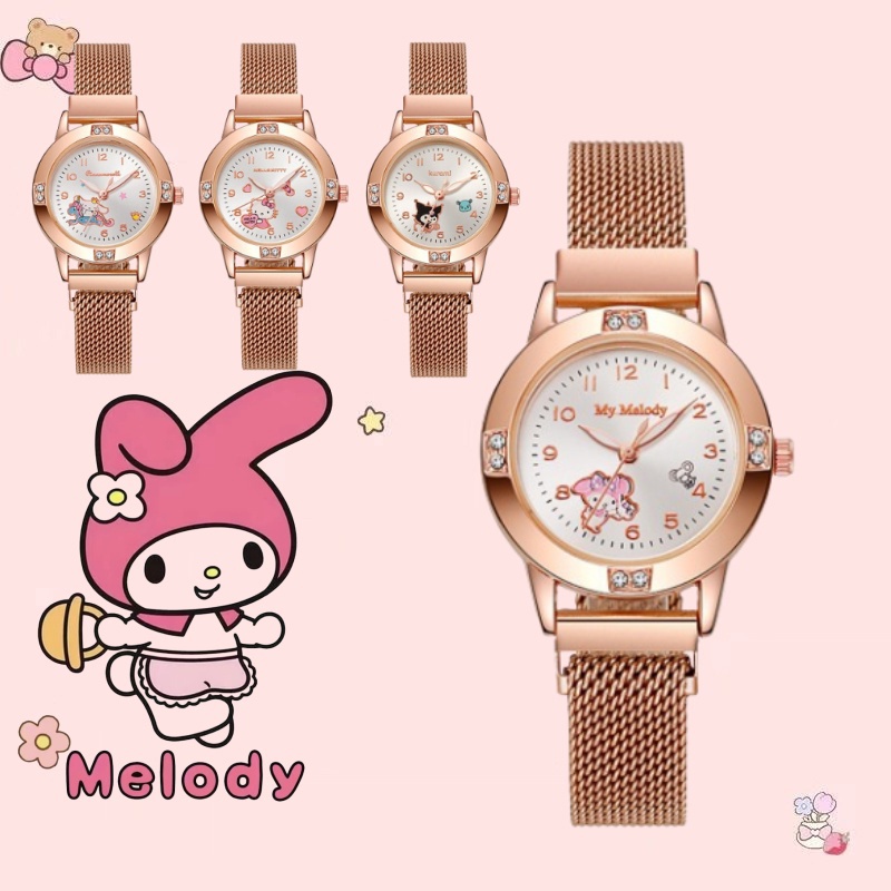 Sanrio Katie Watch Women's Delicate Stainless Steel Quartz Watch with ...