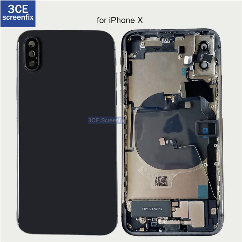 Battery Door Back Rear Housing Cover with Frame Flex Cable Side Buttons ...