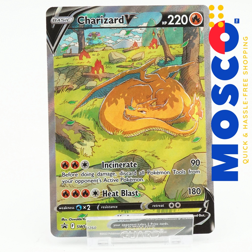 Charizard V - SWSH260 - Alternate Art Promo | Pokemon TCG | Shopee ...