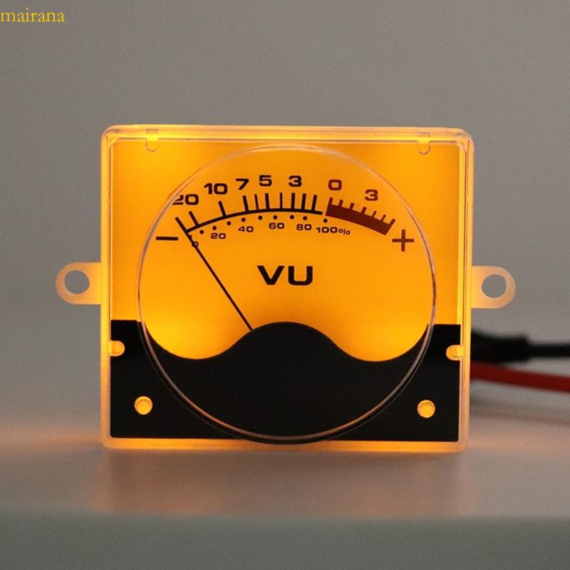 MAI Accuracy AMP VU Meter Stereo DB-Sound Level Amplifier Backlight ...