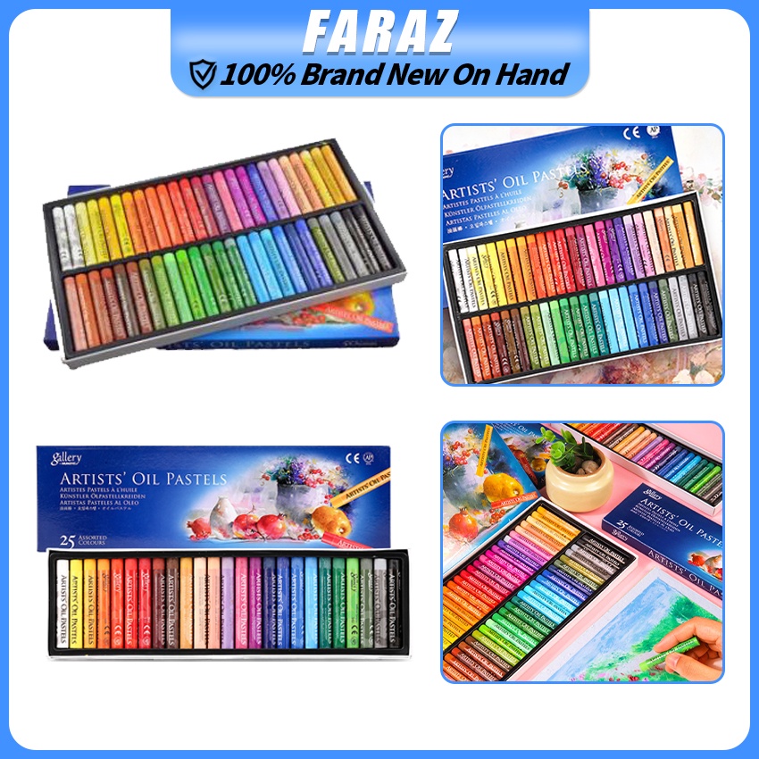 12/25/50 Colors Oil Pastel Crayon Set for Kid Soft Pastel Painting ...