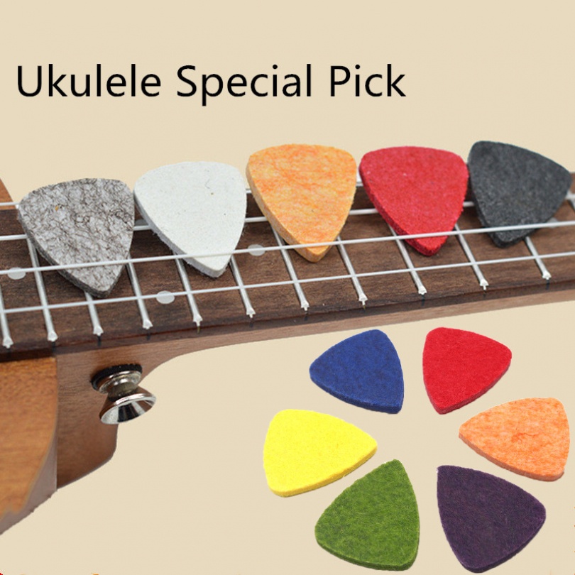 Colorful Ukulele Wool Picks Wool Felt Picks for Ukulele | Shopee ...