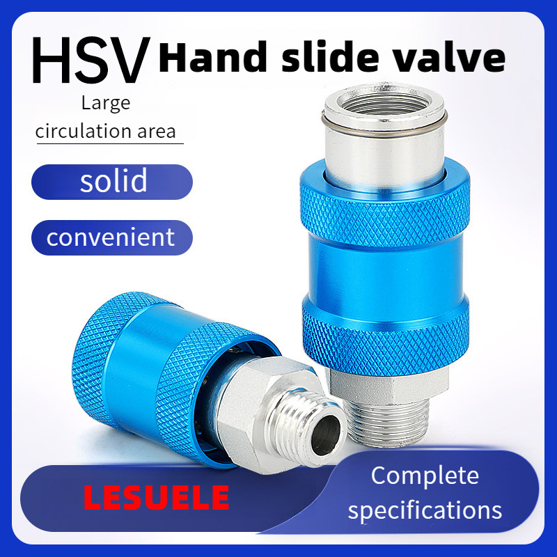 Lesuele Lesuele Plastic Exhaust Valve Hand Slide Valve HSV-06/08/10 ...