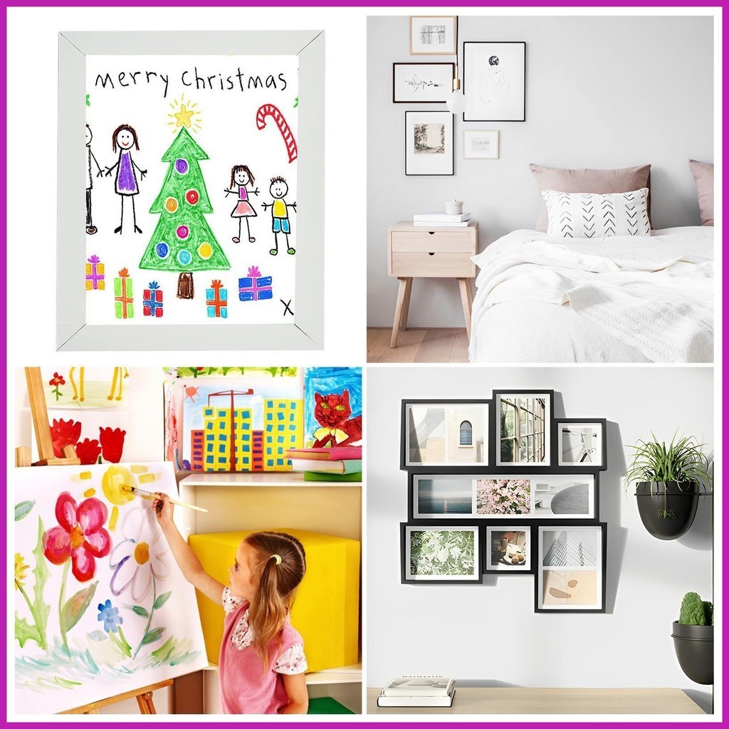 Kids Artwork Frames Picture Frame Storage for Children Artwork Front ...