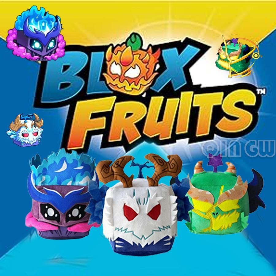BLOX FRUITS Plush Toys Yeti Gas Dragon Game Peripheral Stuffed Toys ...
