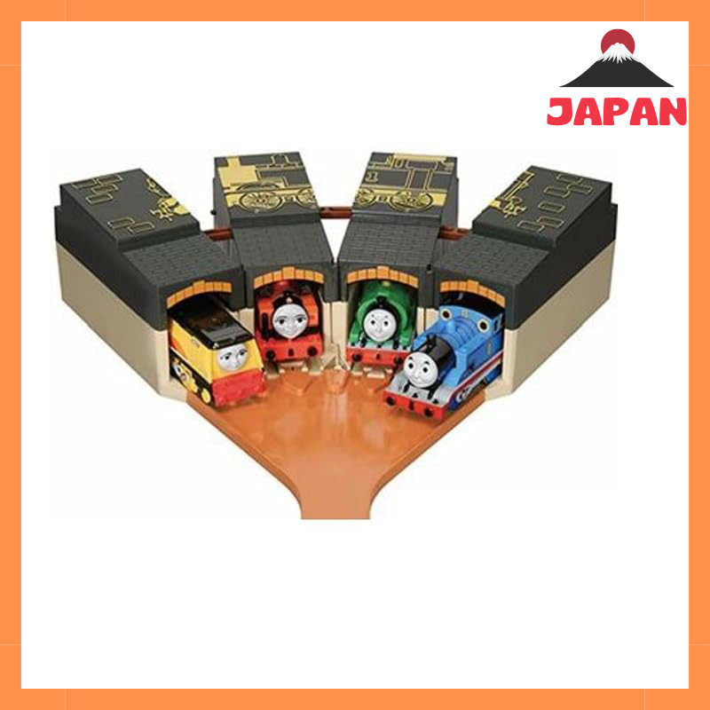 Plarail Foldable Thomas Engine Shed – Portable Storage and Playset for ...