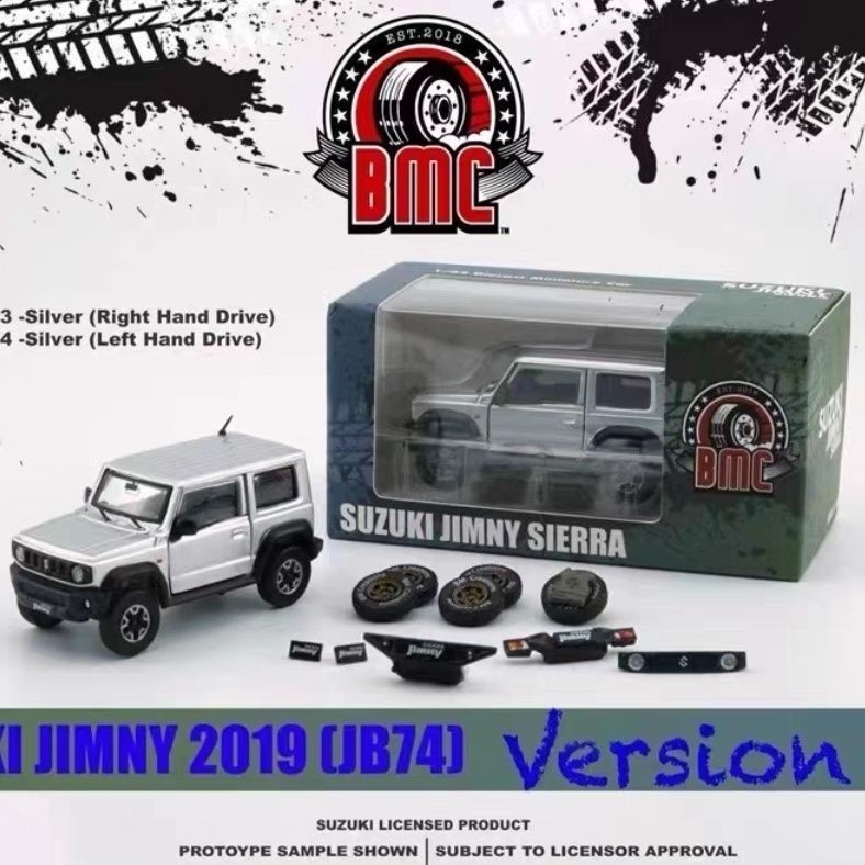 BM 1/64 Alloy Car Model Suzuki Jimny JB74 2018 Suzuki Jimny Little Jeep ...