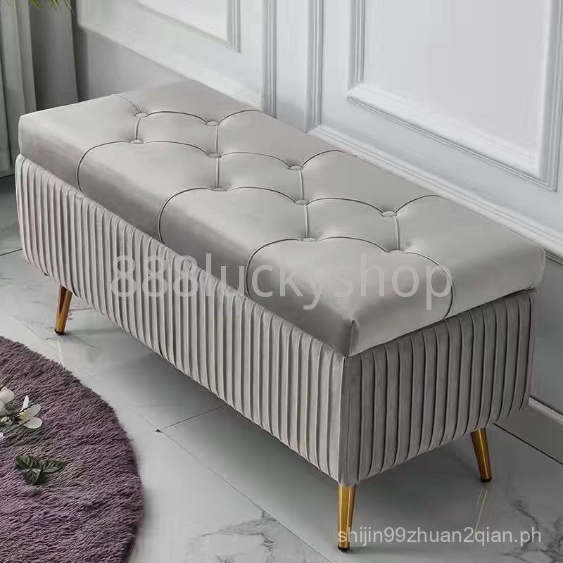 Storage Bench Storage Foot Rest Stool Bench Seat Storage Padded with ...
