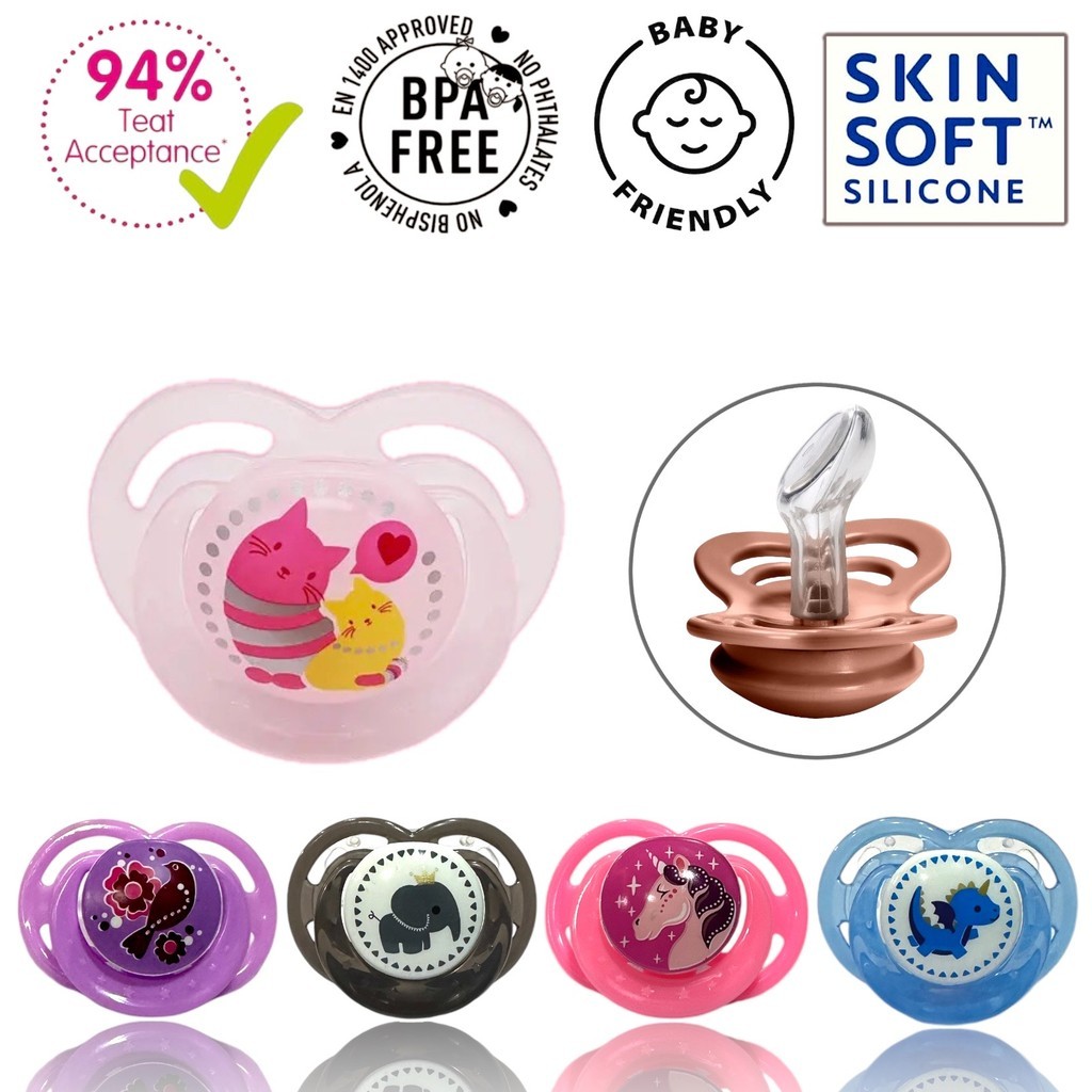 Orthodontic Pacifier Teether for Baby and Toddler BPA Free Cute ...