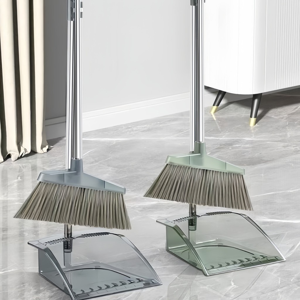 Broom and Dust Pan Set Household Mop Cleaning Outdoor Indoor Walis ...