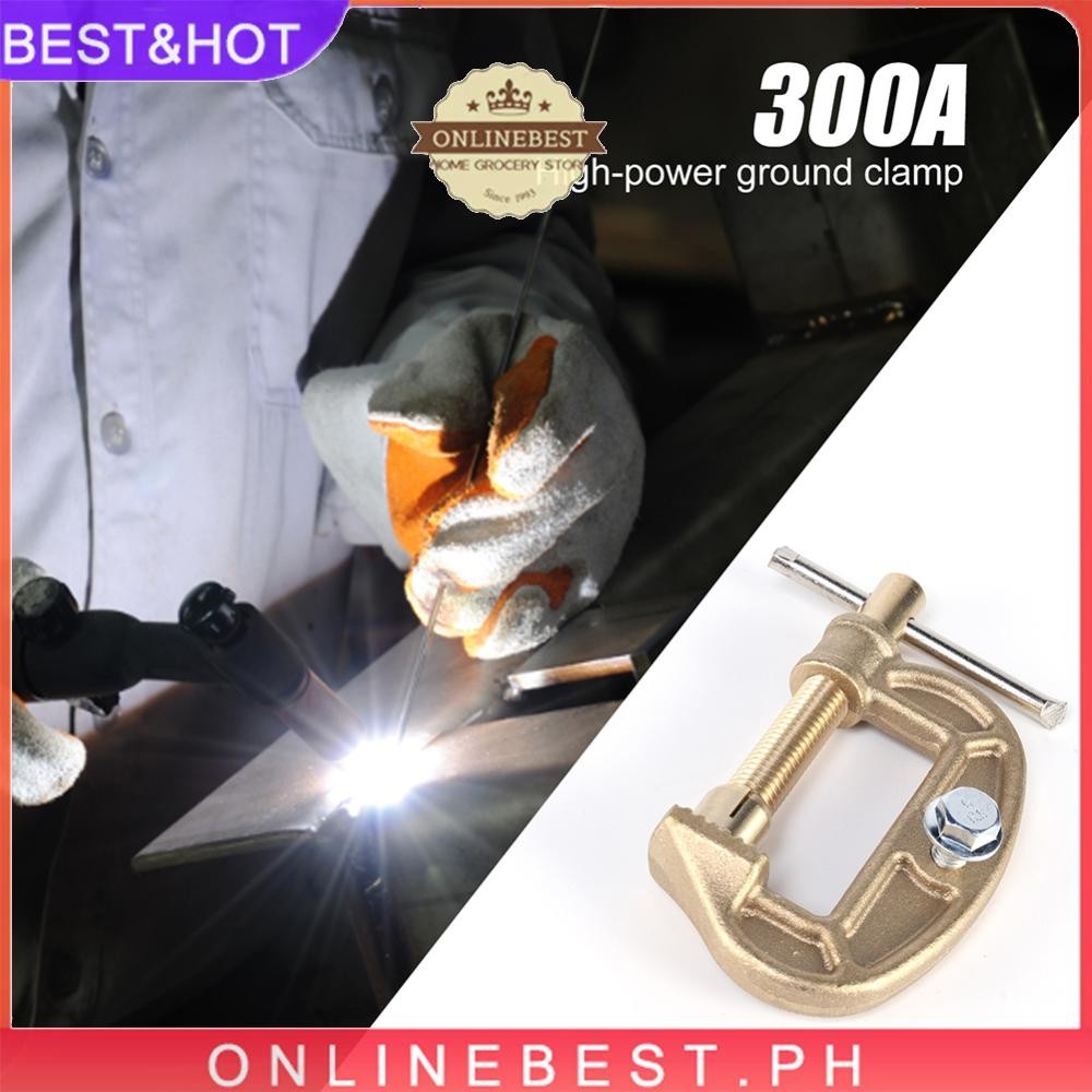 Electrode Clamp High Power Brass Ground Welding Clamp G-shaped Ground ...