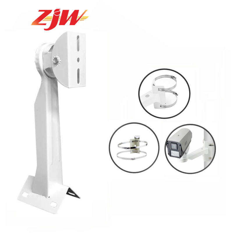 ZJW CCTV Bracket Camera Cylindrical Pole Hoop Bracket Mounting Support ...