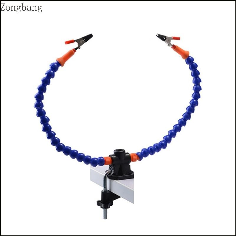 Zong Desk Clip PCB Soldering Holder Weldings Helping Hands Flexible Arm ...