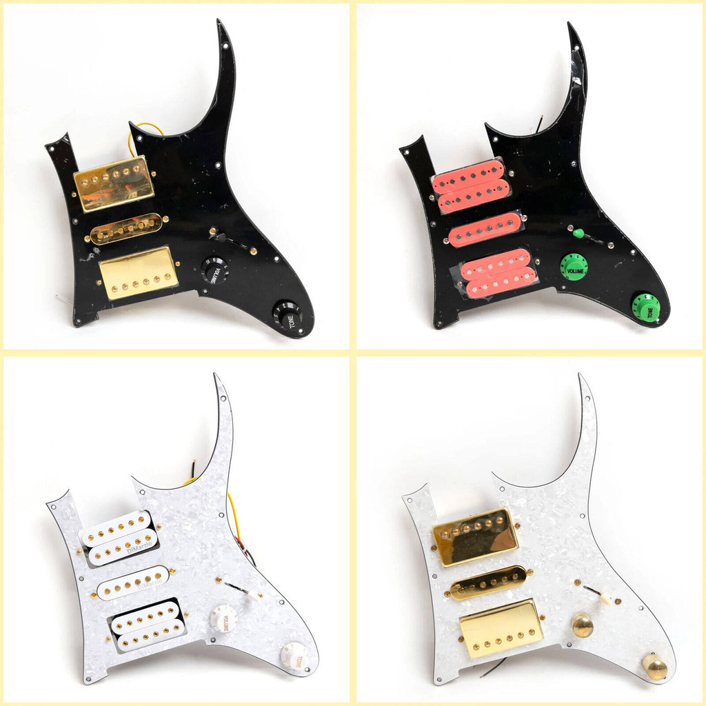 Prewired Pickguard Ibanez RG Guitar HSH Pickups Multifunction Switch 5 ...