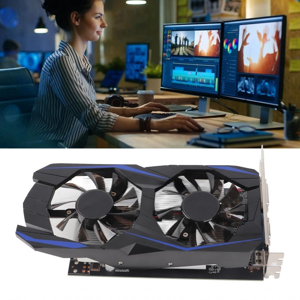 Superparis GTX1050Ti Desktop Computer Graphics Fan 128bit 4GB DDR5 ...