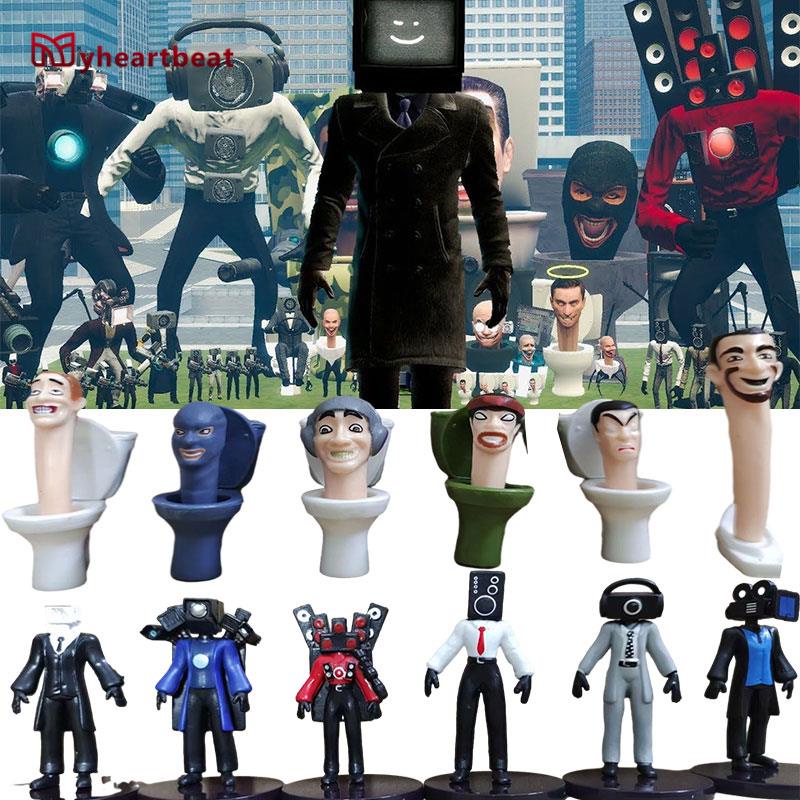 12pcs Set Skibidi Toilet Action Figure Set Game Doll Figure Toys ...