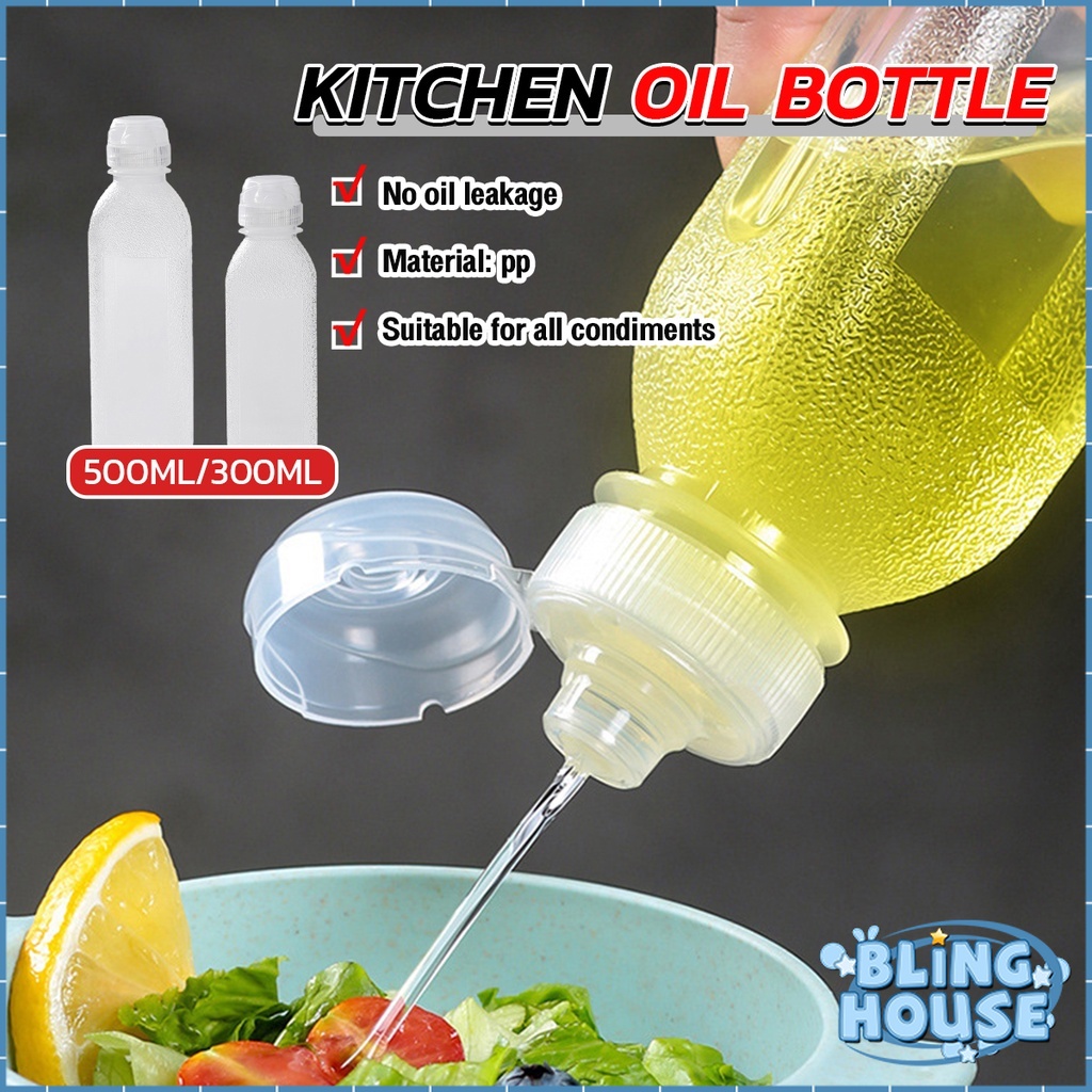 Bling Kitchen Oil Bottle Condiment Squeeze Bottles Cooking Baking ...